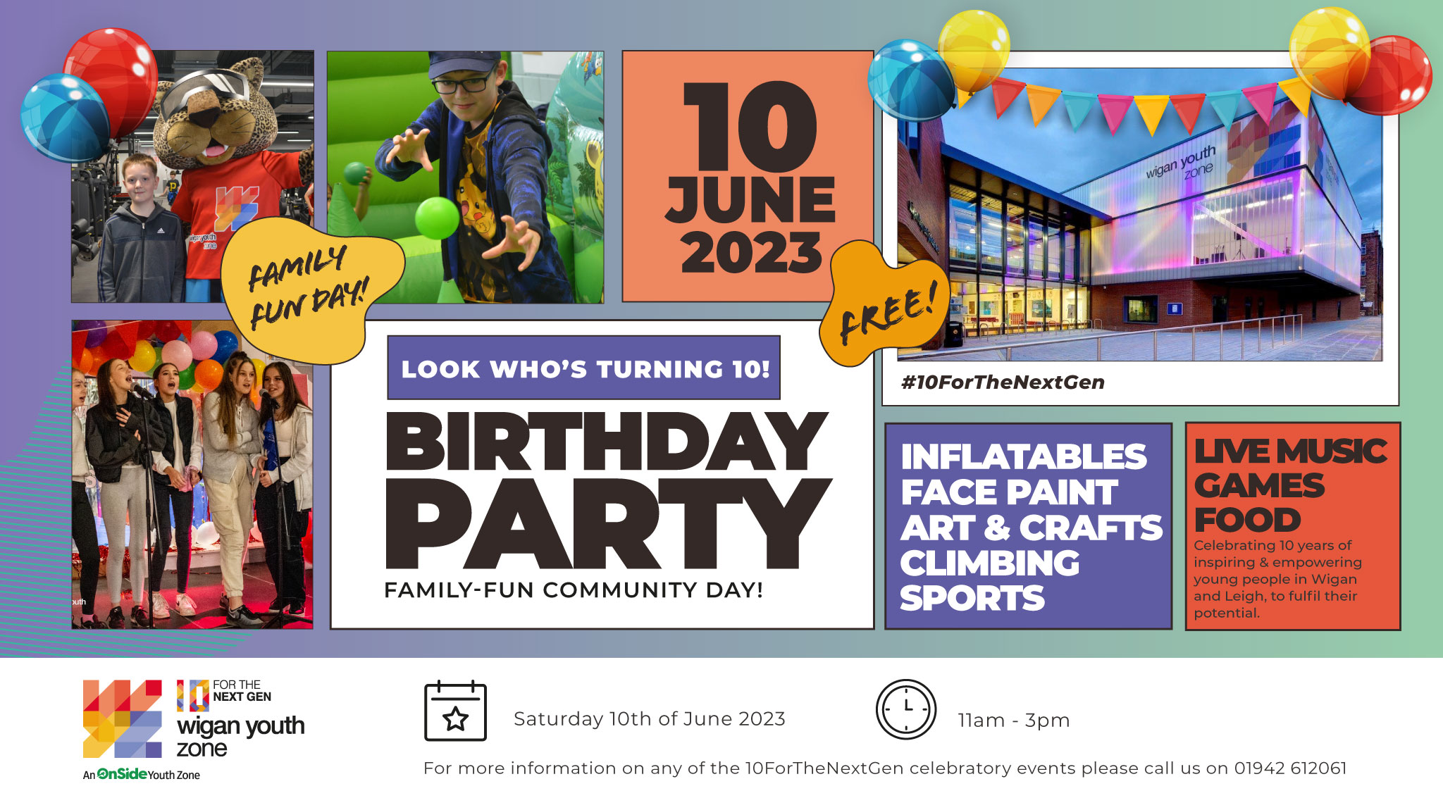 Wigan Youth Zone Celebrates 10th Birthday with Spectacular Family-Fun ...